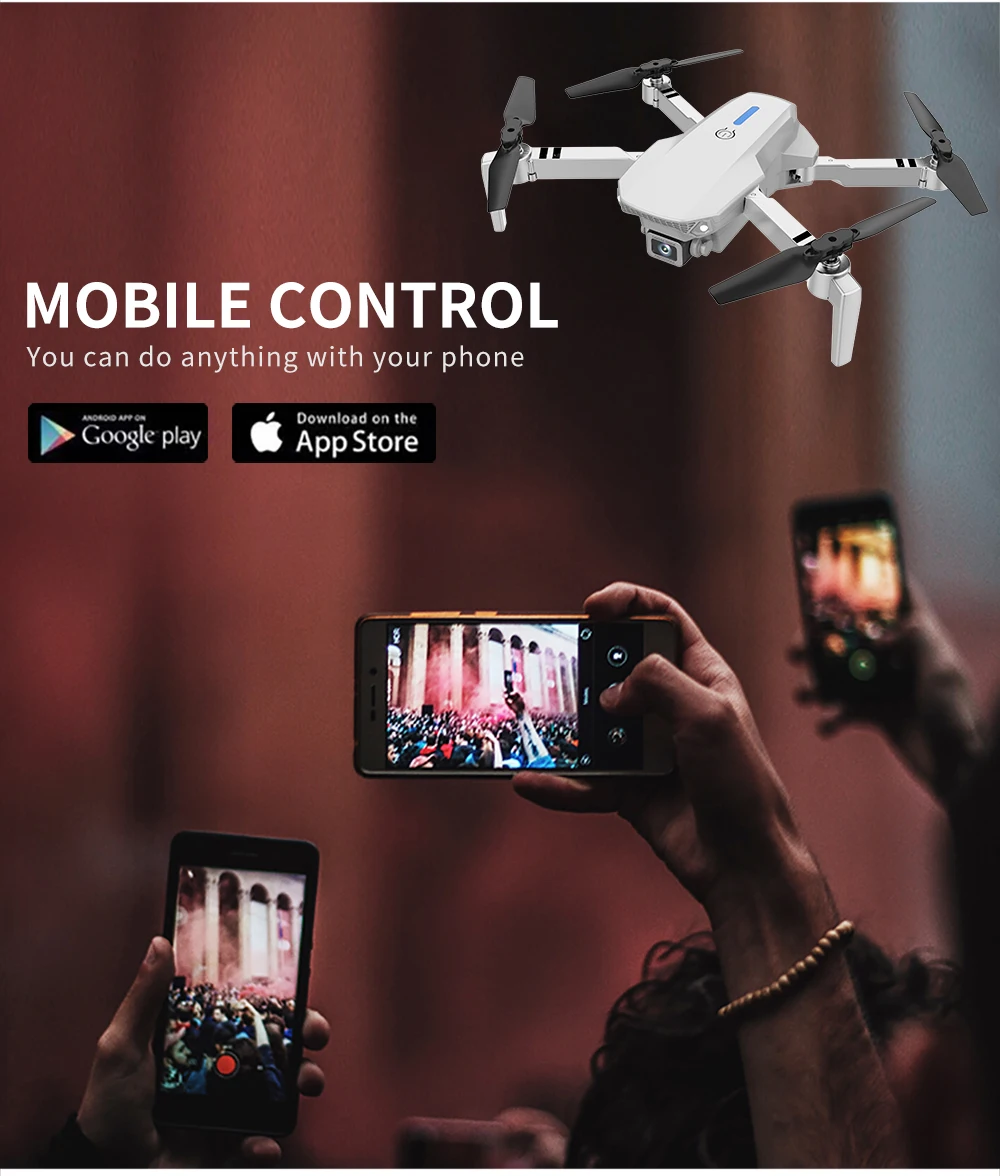 2023 E88pro Rc Drone 4k Professional With L080p Wide Quadrocopter E88 Mini Drones Camera 4k ...