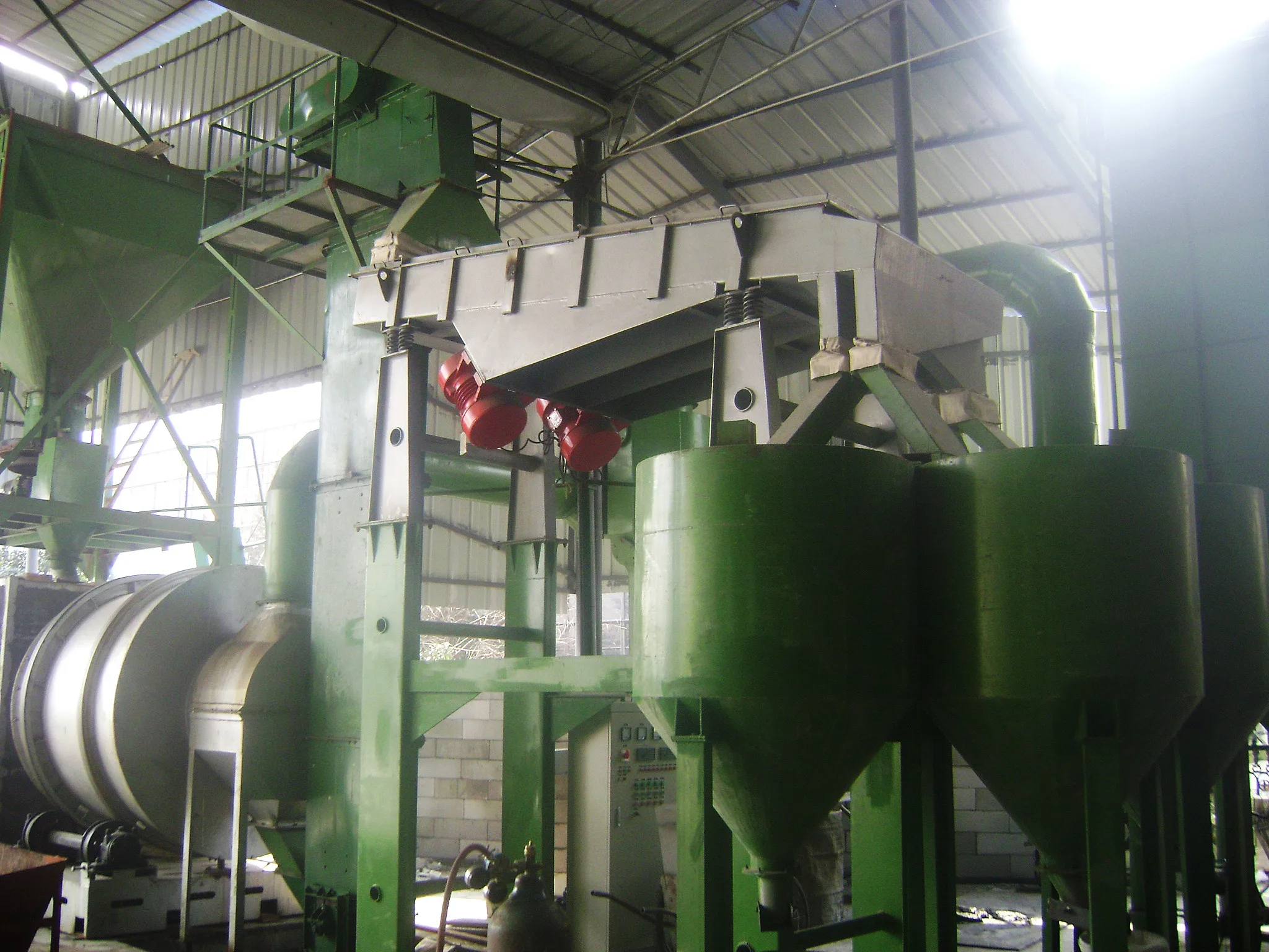 China Small Single Deck Sieve Machine Linear Vibrating Screen Separator ...