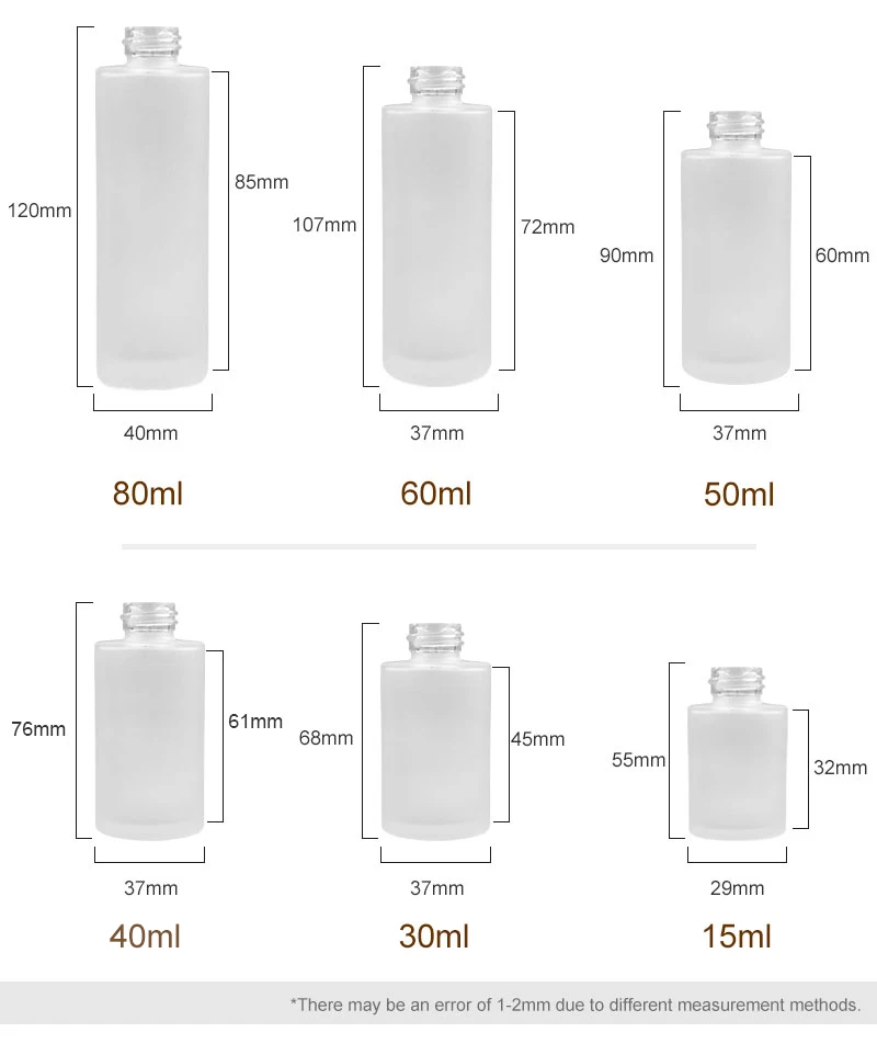 Luxury Glass Cosmetic Jars - Perfect for Skincare & Perfume