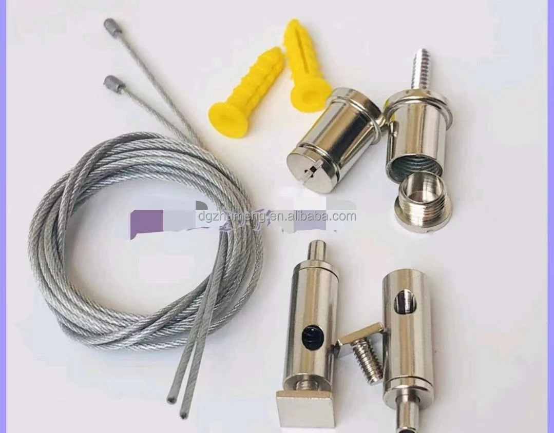 Cable Gripper Ceiling Suspended Steel Cable Wire Rope Clip For Led ...