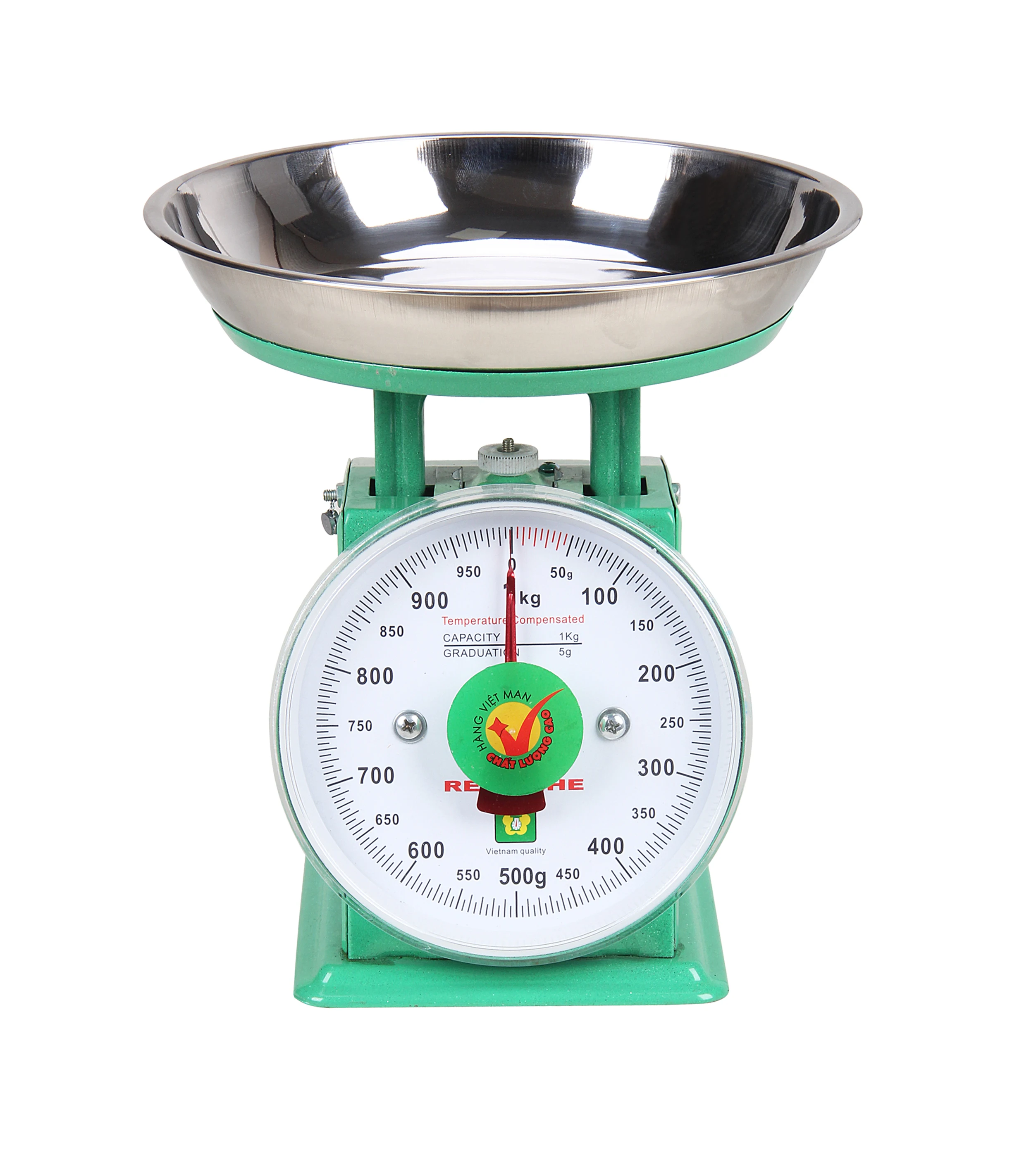 1kg/50g Dial Type Mechanical Spring Scale With Stainless Steel Tray ...