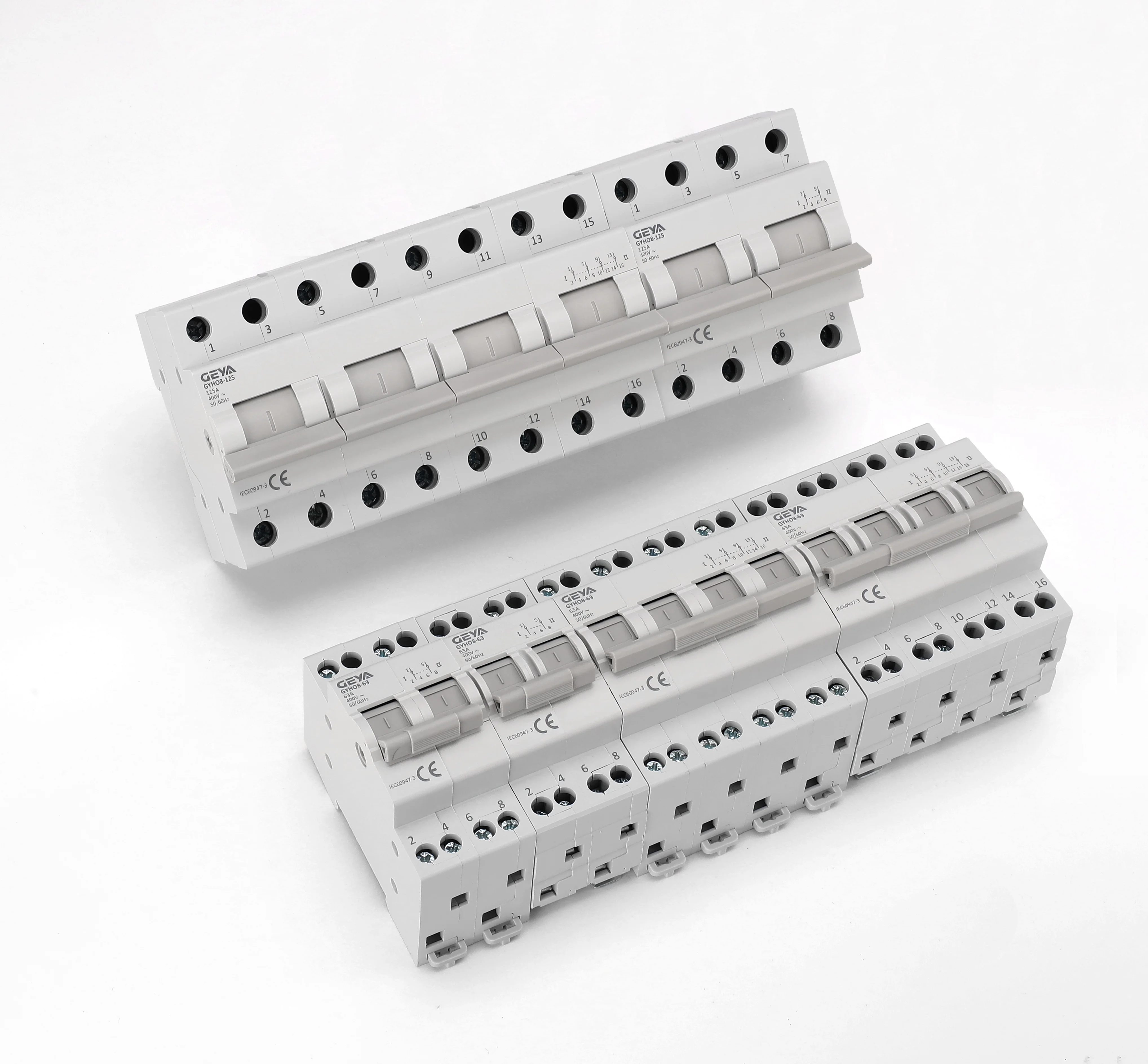 GEYA GYHO8-63 1P Mcb Changeover Switch SP DP TP FP CHANGEOVER SWITCH SF ...