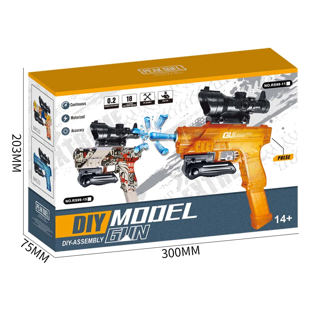 Huiye Gel Ball Gun Splat Ball Gun Water Bead Gun Gel Ball Blaster - Buy ...