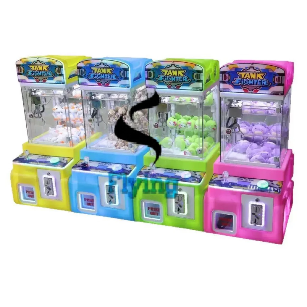 Tank Fighter Mini Claw Machine Doll Crane Machine Toys Coin Operated ...