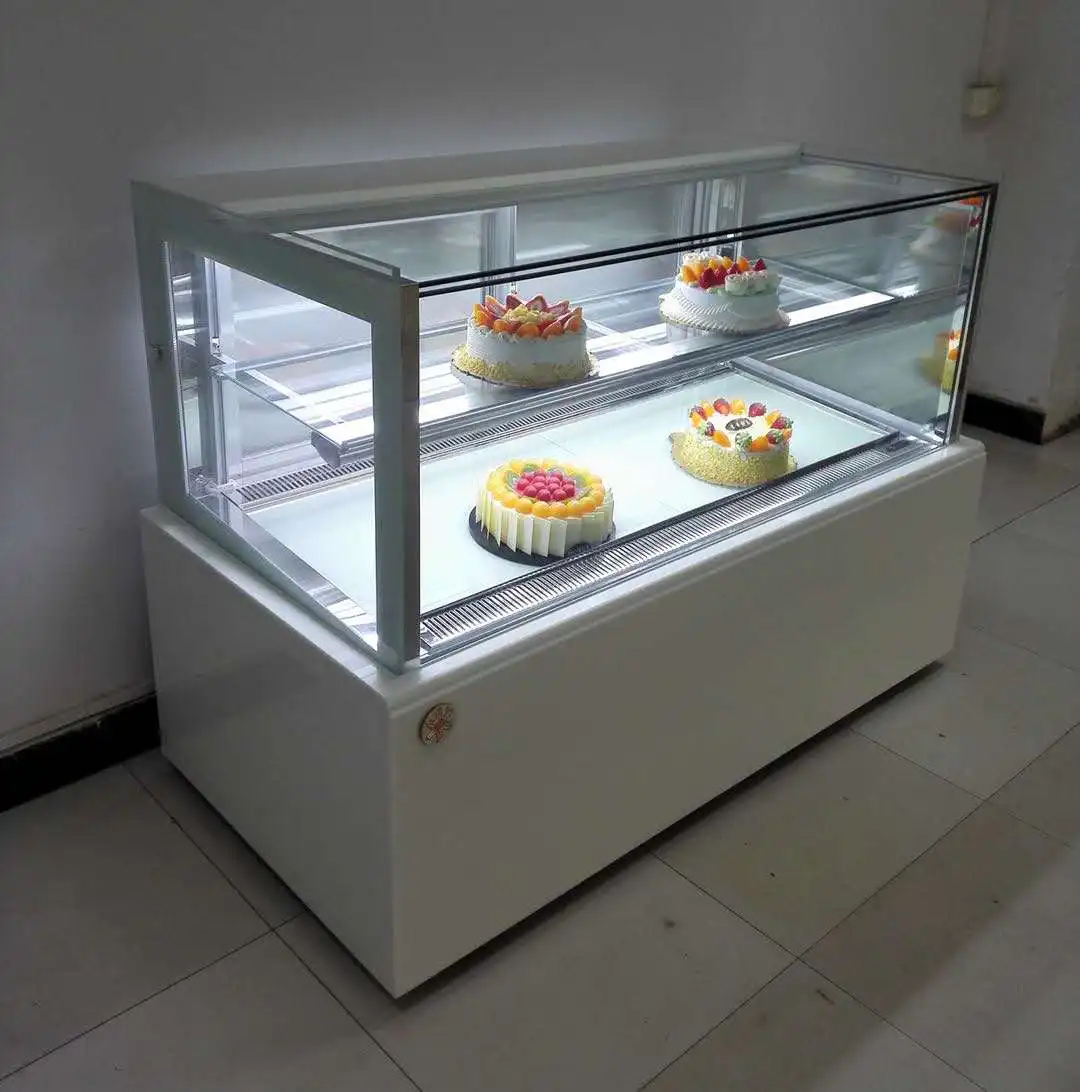 Bakery Cake Refrigerator Display Cabinets Showcase Pink Cakes Cake ...