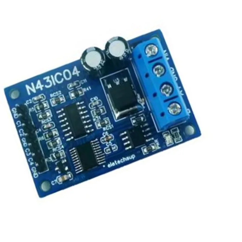 N43IC04 RS485 Modbus RTU ADC Module 4-20MA/0-5V/0-10V 4CH Current/Voltage Analog Acquisition ...