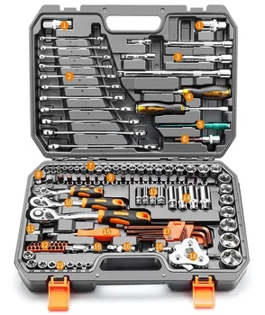 Home Hardware Hand Tool Combination Toolbox Auto Repair Toolkit ...