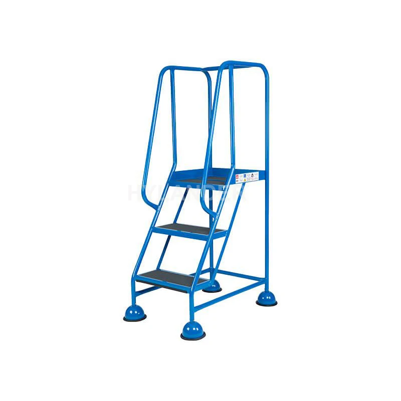 Customizable Warehouse Large Step Ladder Movable Warehouse Stairs ...