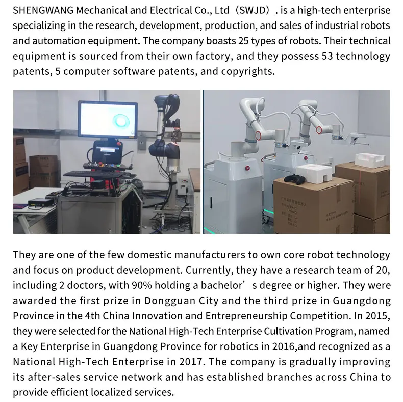 SWJD MIG Welding Robot Cobot with PLC and Motor for Pipe Welding ...