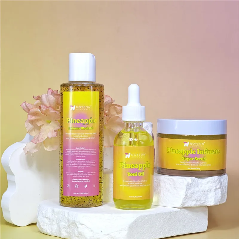 Organic Daily Care Yoni Foam Wash Natural Pineapple Fragrance Intimate ...