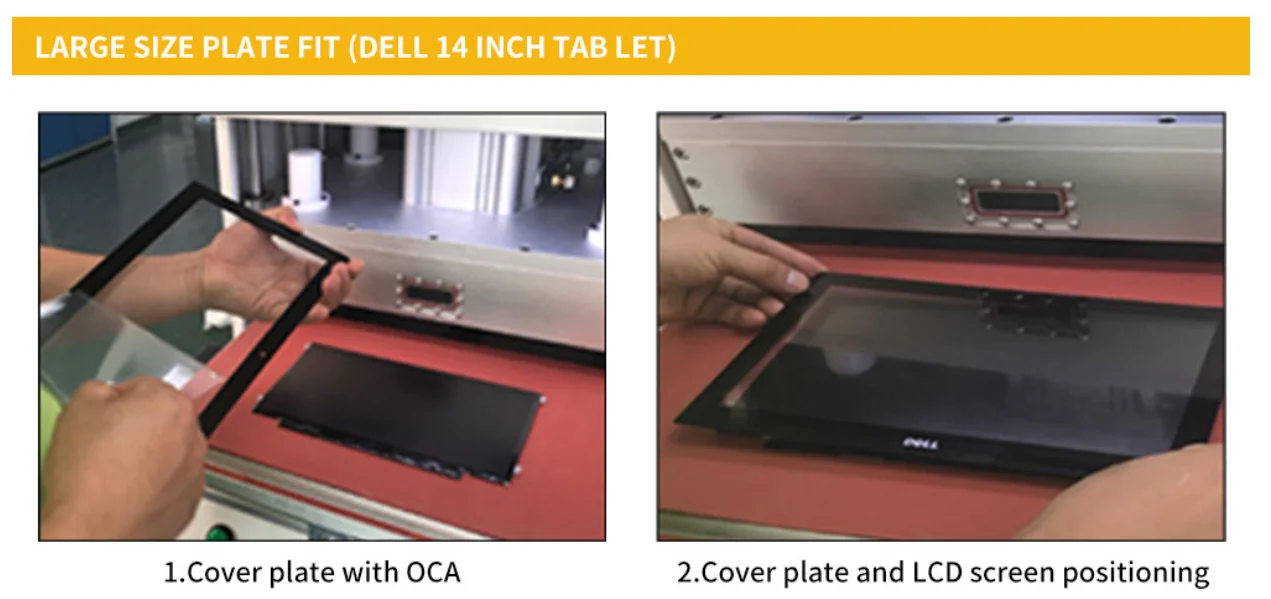 Edge Flat Tablet Lcd Screen Vacuum Laminating Machine for Lcd Tv Screen ...