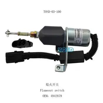 Genuine Cummins 6ct Qsc8.3 Isbe 24v Valve Diesel Fuel Shut Off Solenoid ...