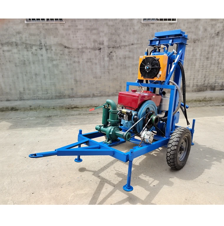 Small Portable Borehole Drilling Machines for Water Wells