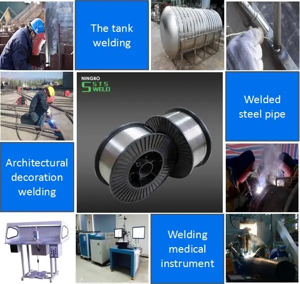스테인레스 스틸 용접 와이어 미그 용접 와이어 Er304 Er308 Er308l Er309 Er309l Er310 Er312 ...