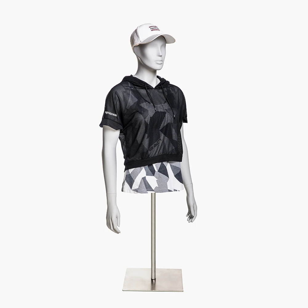 Factory Upper Body Jacket Dummy Half Body White Matte Color Abstract ...