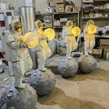 Big Size Standing Astronaut Statue Astronaut Figurine Home Decor Figure ...