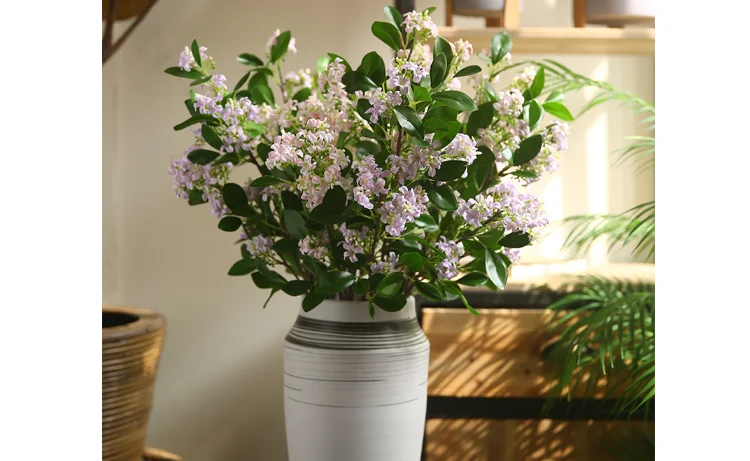 Wholesale Artificial Silk Murraya Paniculata Lilac Thyme Flower Home ...