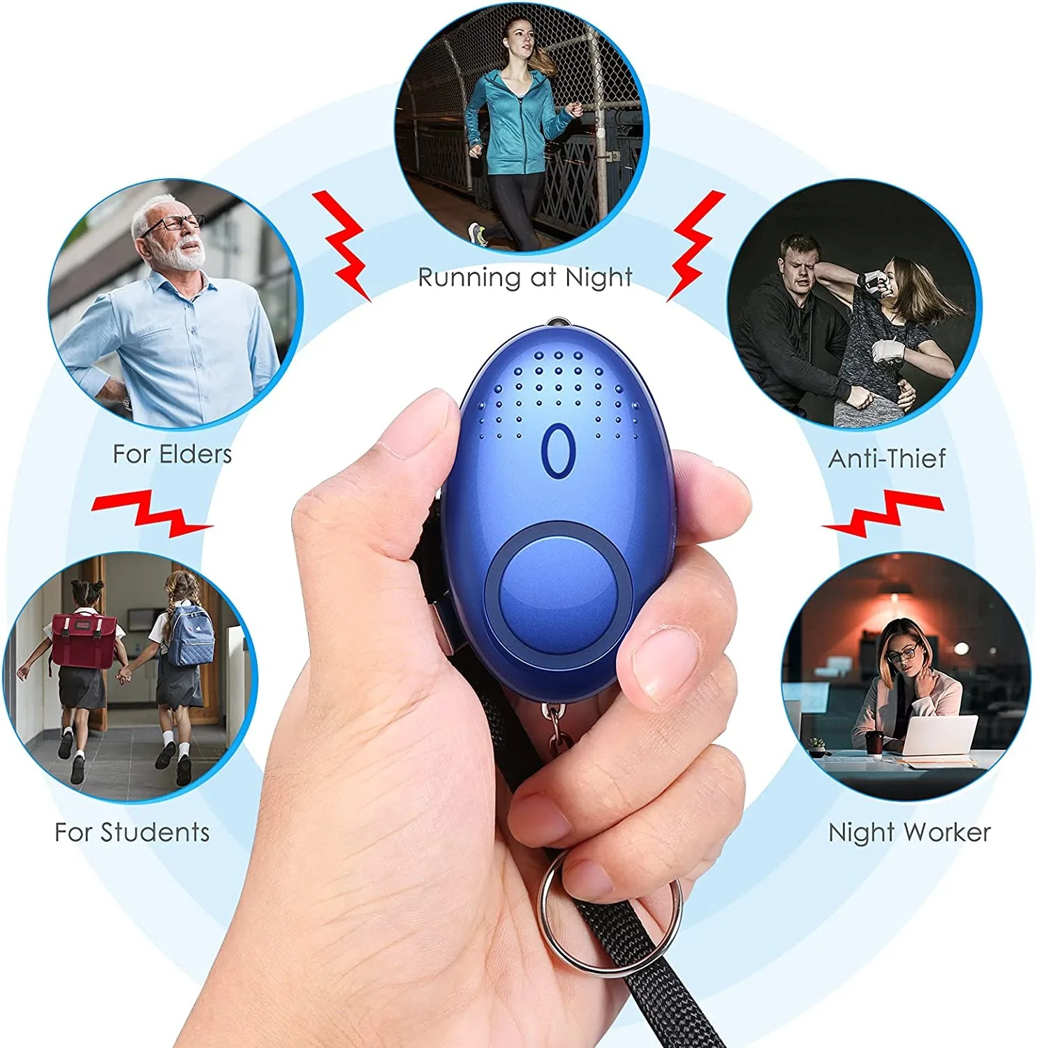 Wholesale 10pcs Set Self Defense Keychain for Women