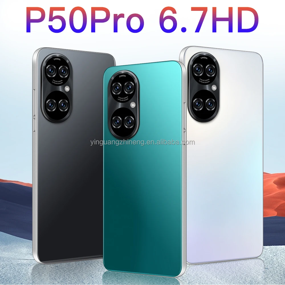 7.1inch P50 Pro Smartphone 4g 5g Unlock Android Mobile 16gb 512gb Cellphone Cell Smart Phone ...