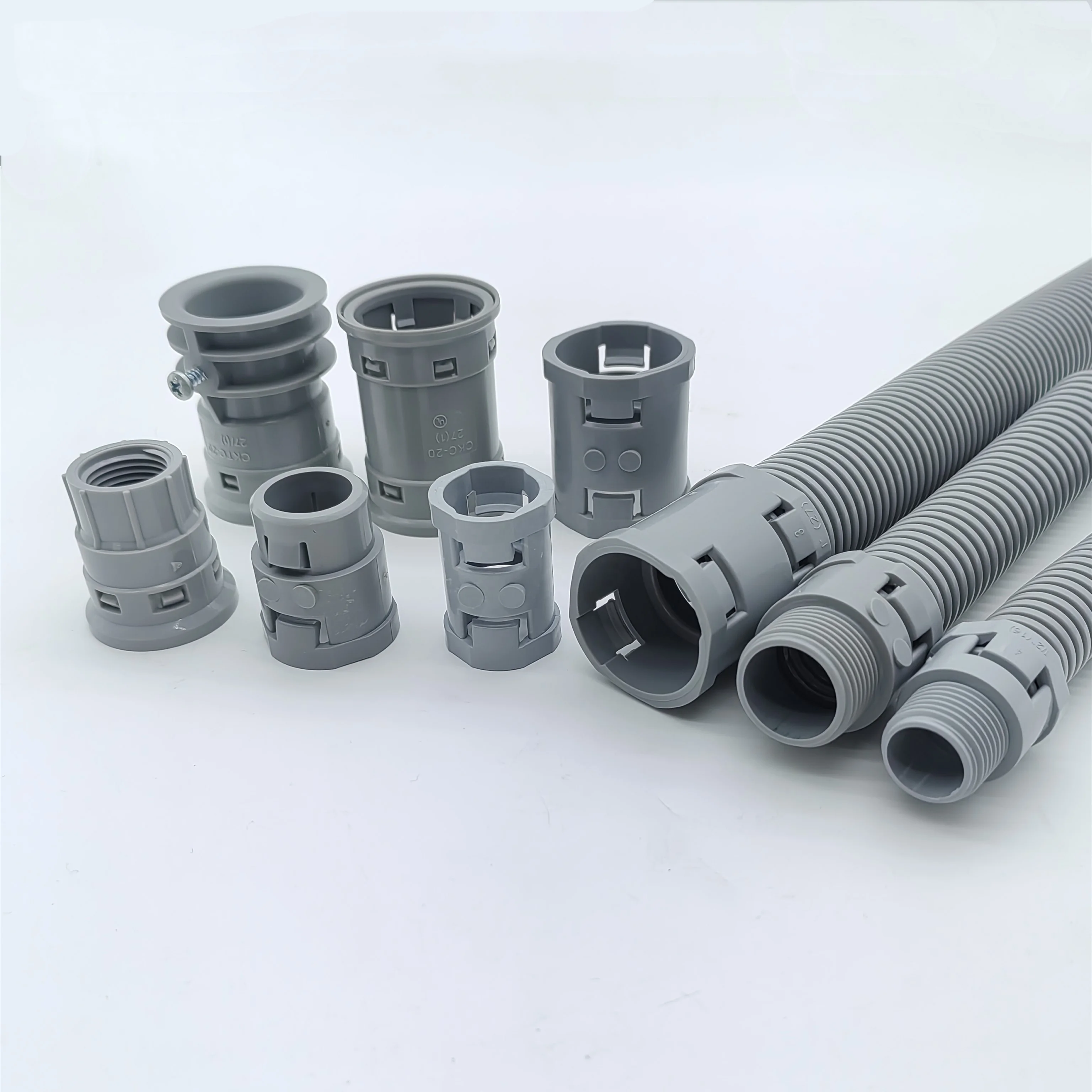 Pvc Electrical Nonmetallic Tubing Pipe Corrugated Ent Couplings Snap-in ...