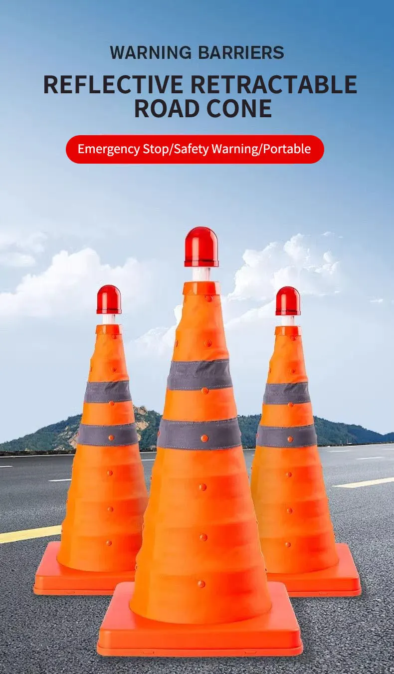 Most Popular Flexible Collapsible Retractable Safety Road Cone - Buy ...