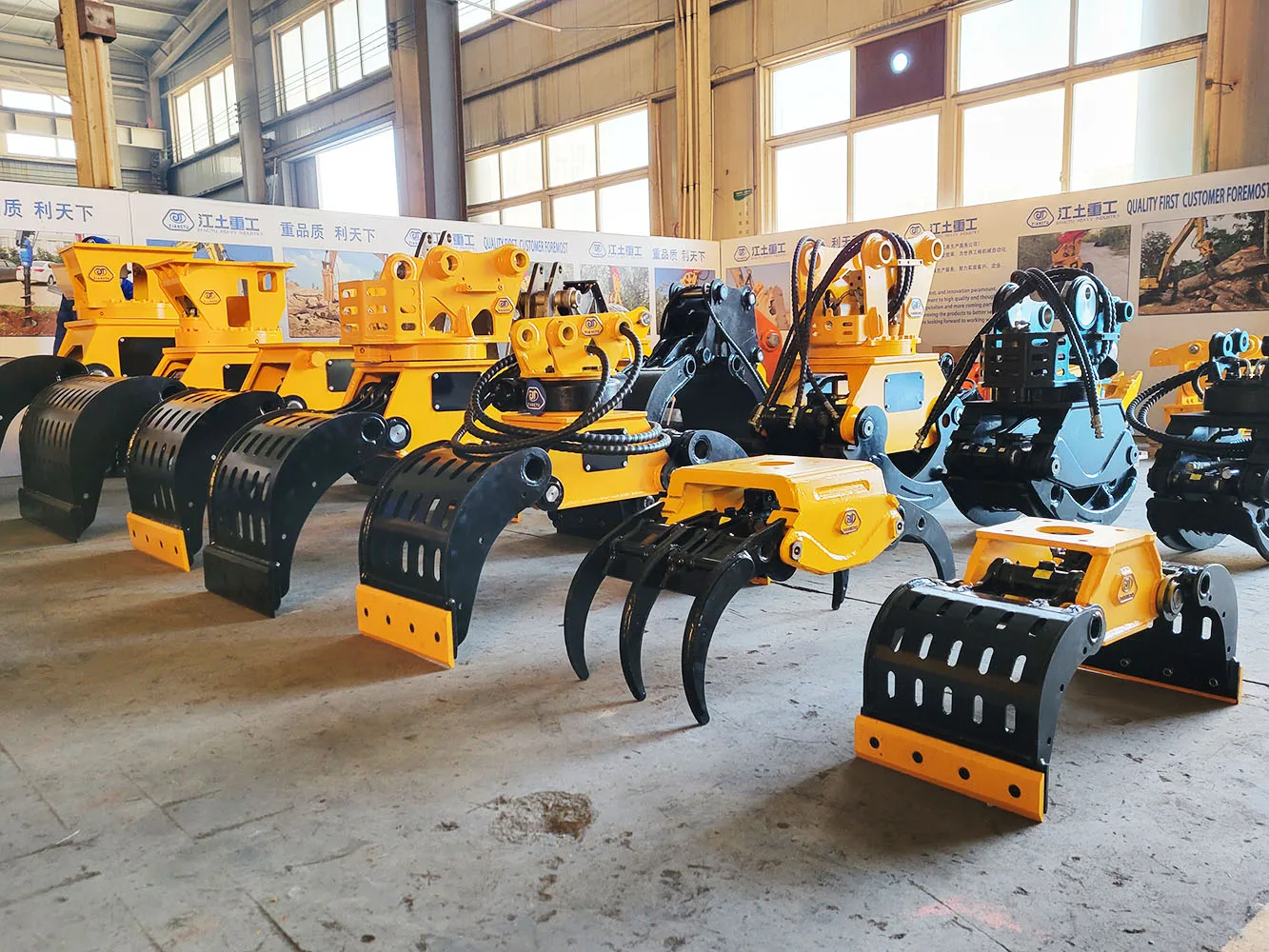 Demolition And Sorting Grapple Sorting Grab On Demolition Work - Buy ...