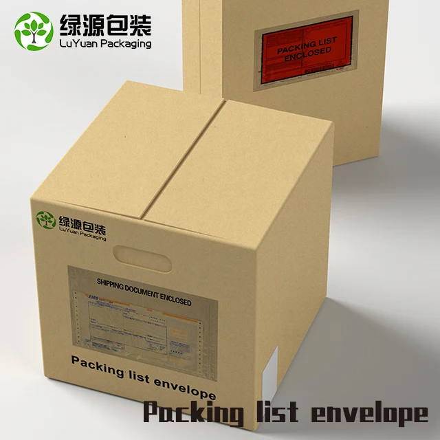 DHL Clear Plastic Self Adhesive Shipping Label Envelopes