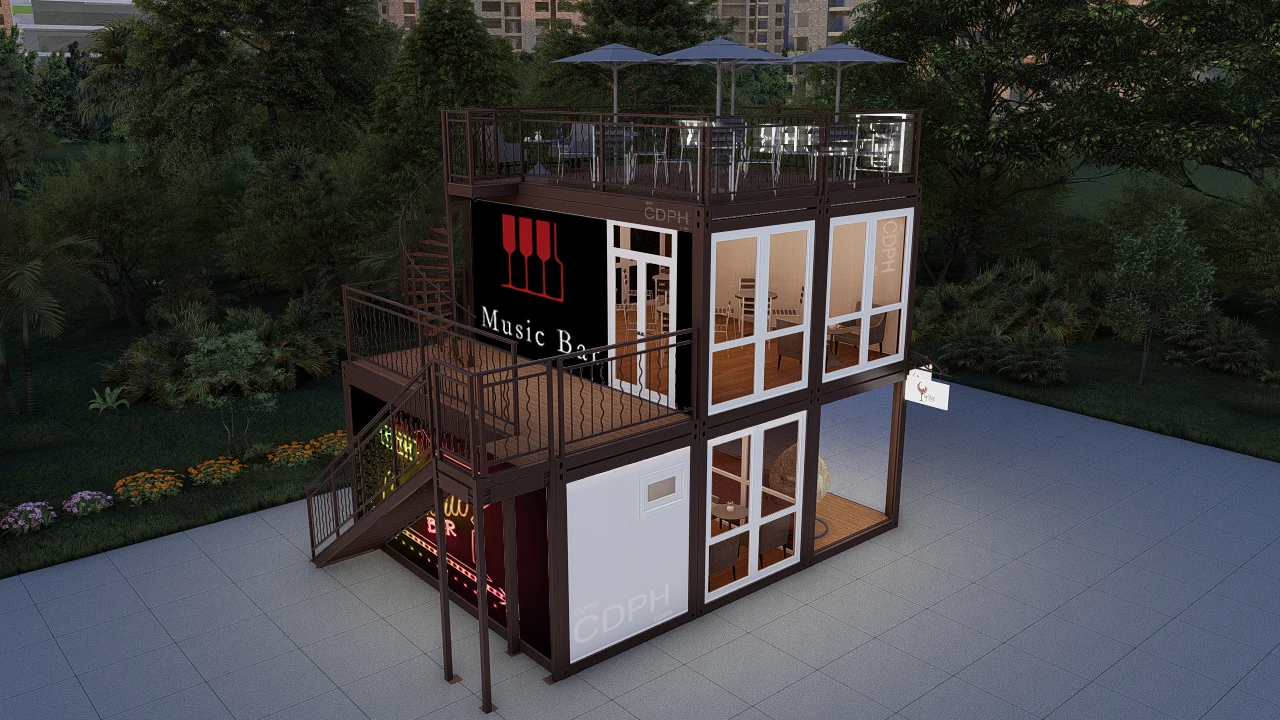 Bar Container Mobile Coffee Shop - Modular Homes for Sale