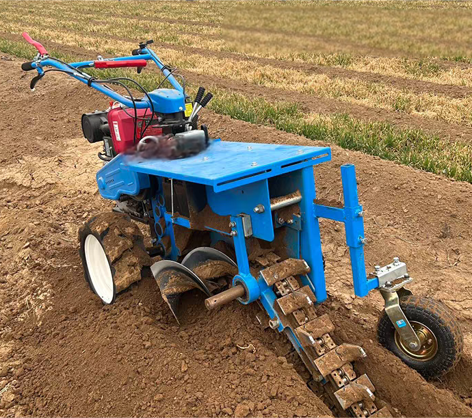 New Single Double Chain Trencher Machine for Efficient Pipeline ...
