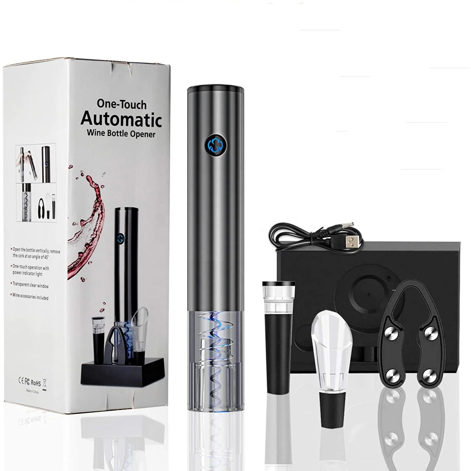 Best Selling Products Built-in Lithium Battery Smart Electric Wine Pump ...