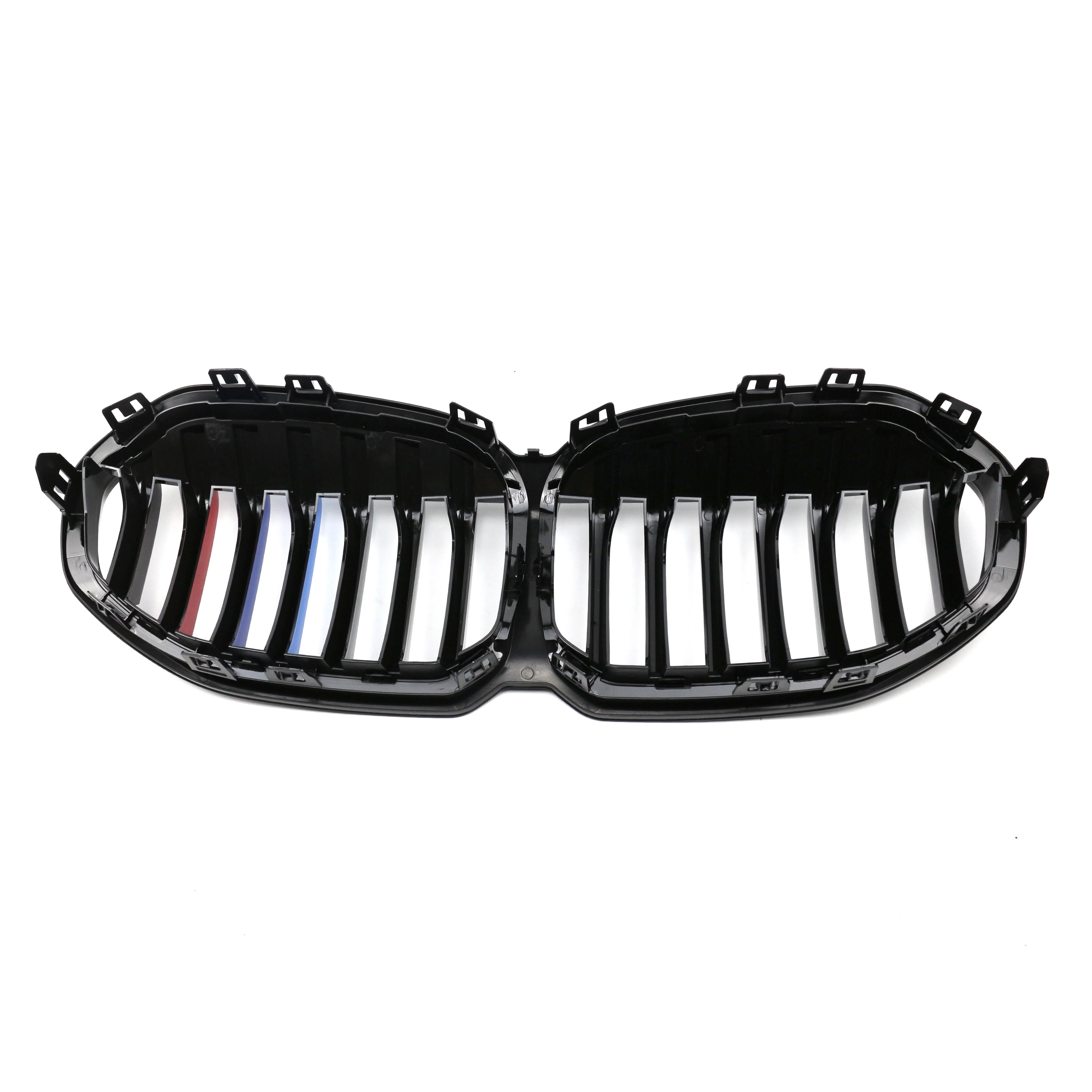 Tricolor Single Slat Front Grille Car Parts Hood Grille Racing Bumper ...