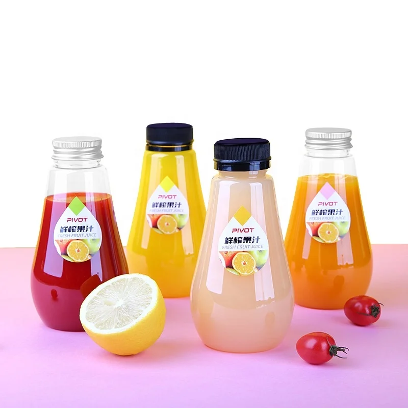 8oz & 16oz Plastic Juice Bottles - Customizable Solutions