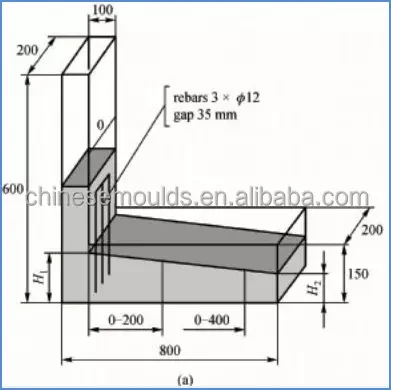 Concrete Test Apparatus L-Shape Model/Concrete Testing Machine L-Shape ...