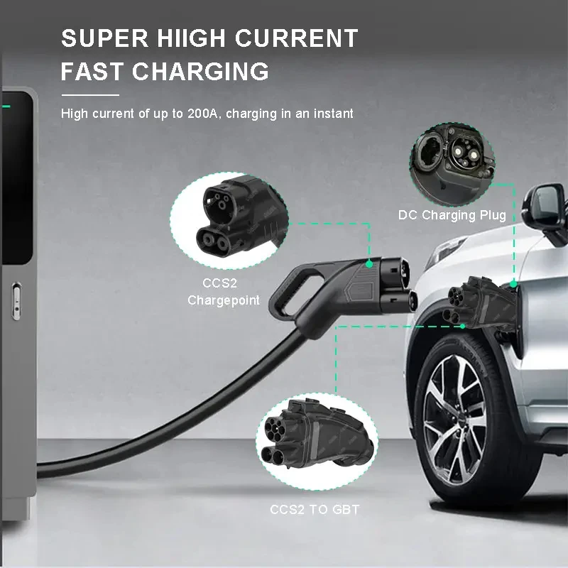 CCS2 to GB/T Adapter - 200A EV Charger for Chinese Cars