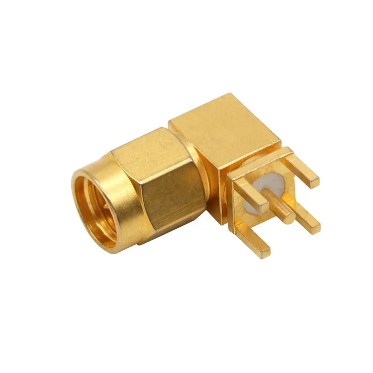 Right Angle Pcb Edge Mount Male Female Rf Connector Rf Module Rf Edge ...