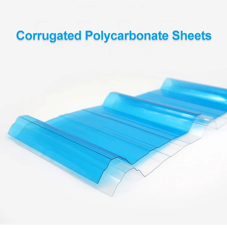 Corrugated Take Light Transparent Roofing Polycarbonate Sheet - Buy ...