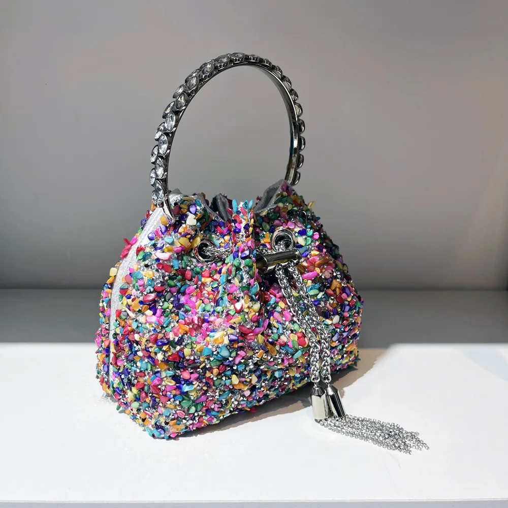 Colored Diamond Ring Handbag - Fashionable & Durable