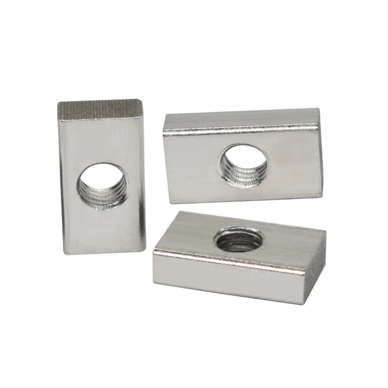 Accept Customization M4 M5 M6 M8 Flat Square Grade 4.8 Zinc Plated ...