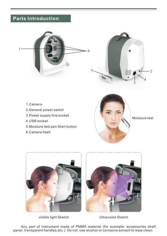 Professional Magic Mirror Face 3d Skin Digital Skin Analyzer Face ...