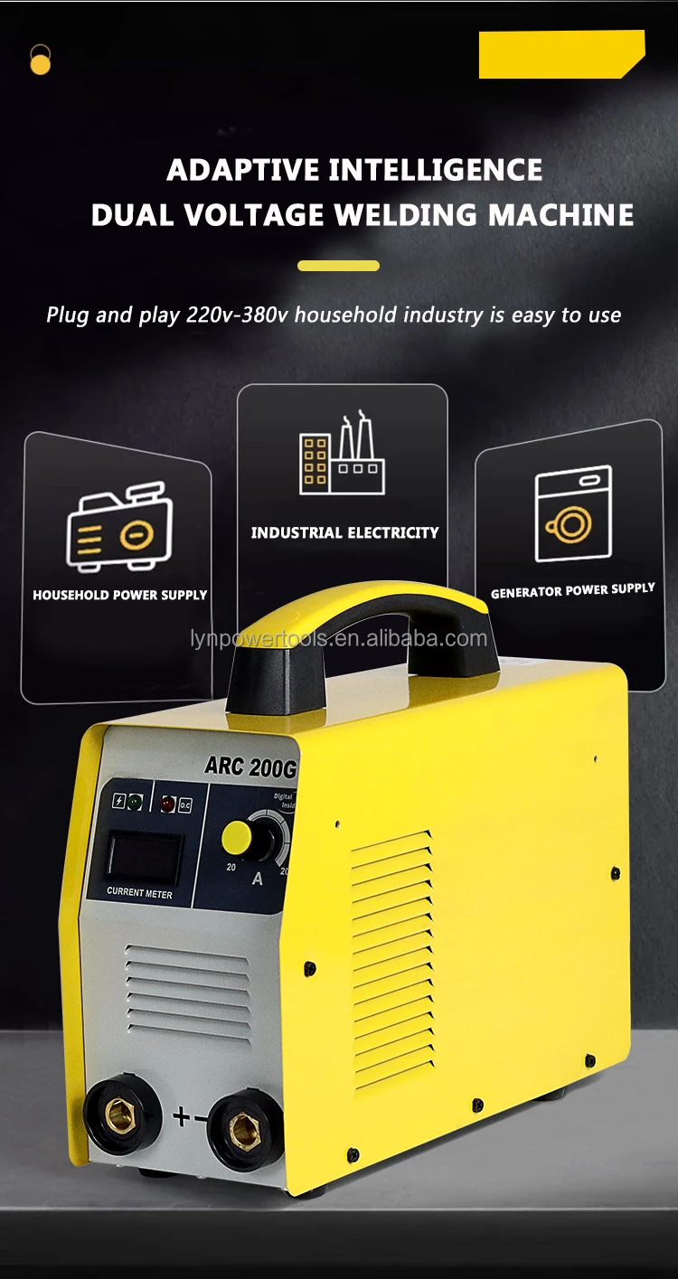 Km Portable Arc 200g Welder Ac Copper Wire Electric Welding Machine For ...