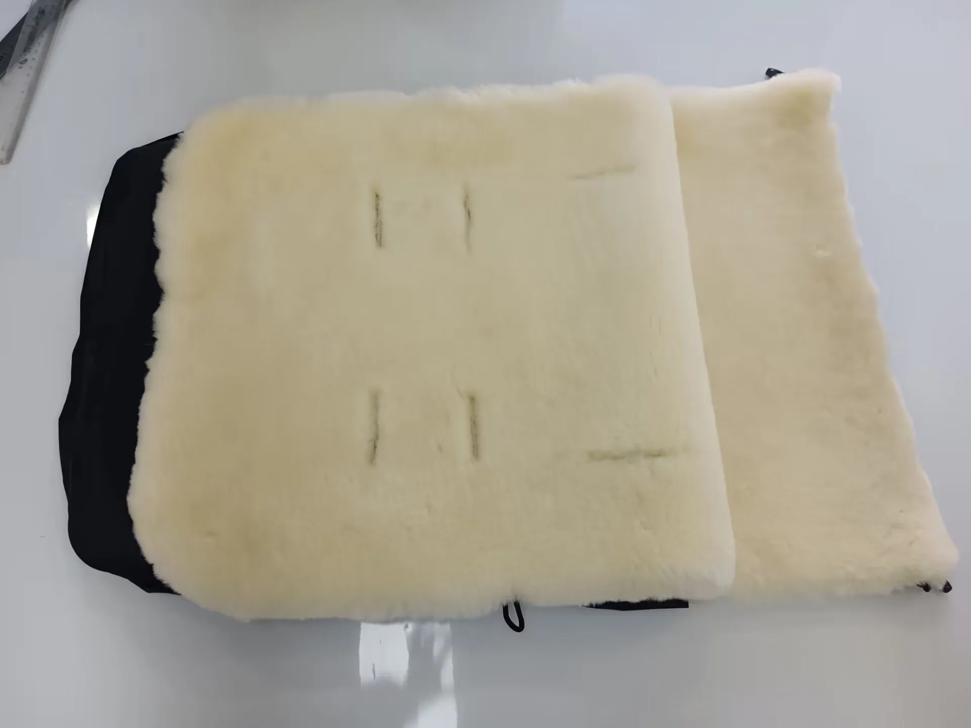 Factory Supplier Sheepskin Baby Stroller Liner Safe For Baby Eco-tan ...