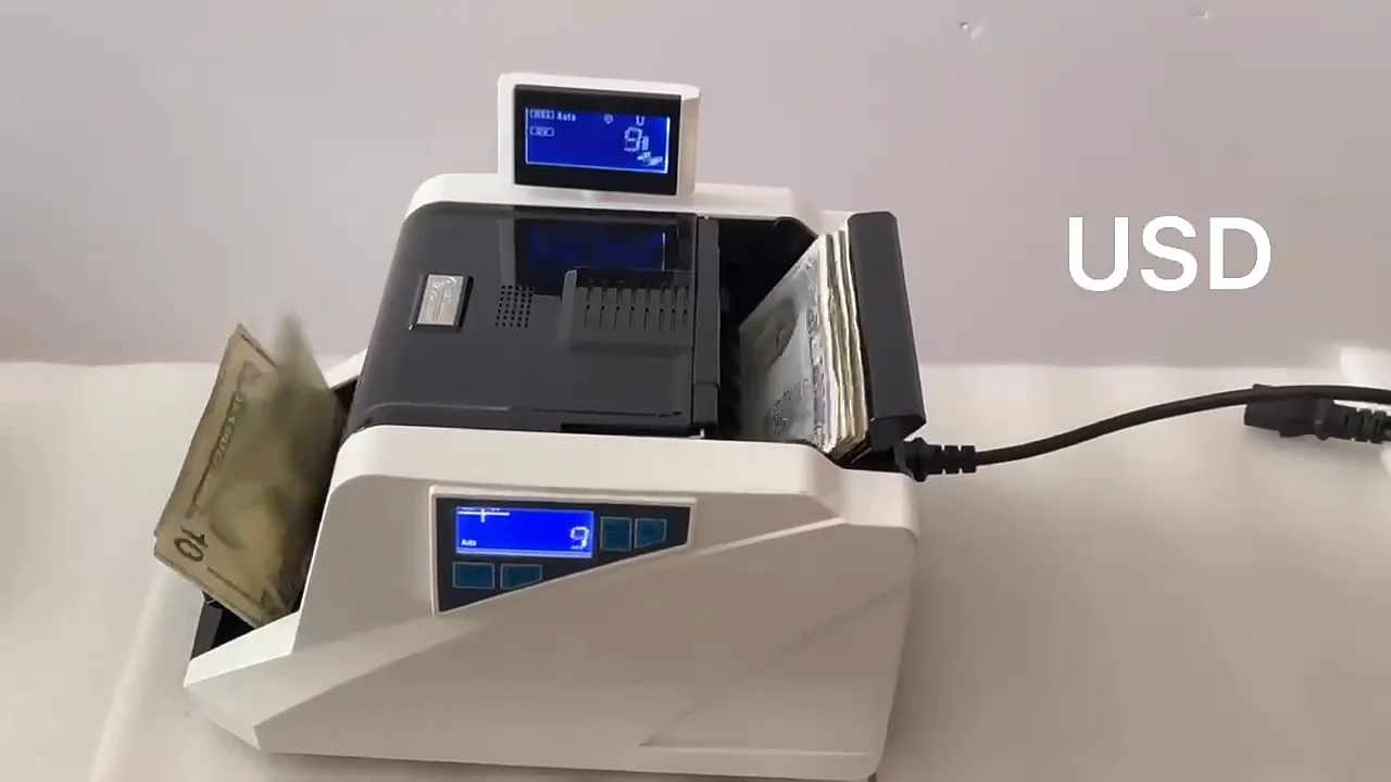 Money Note Counter Uv Ir Bill Counters Contadora Billetes Mixed Money ...