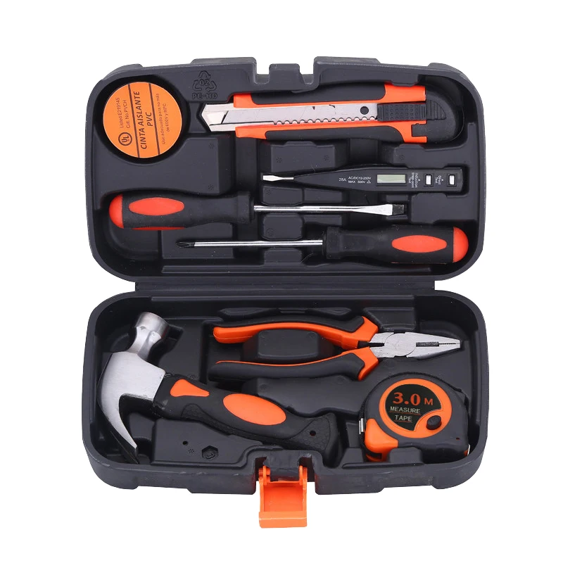 Home Hand Tool Set Household Woodworking Combination Toolbox Auto ...