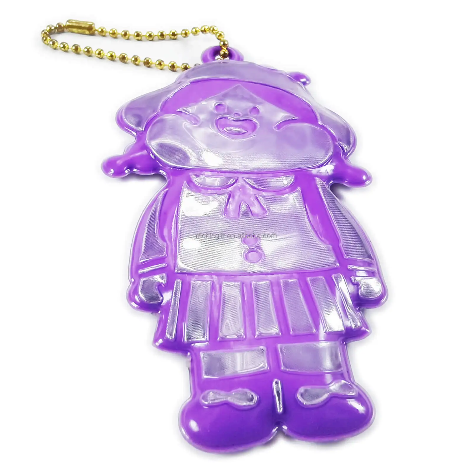 Factory Supply Customized Reflector PVC Reflective Tags Reflective Key ...