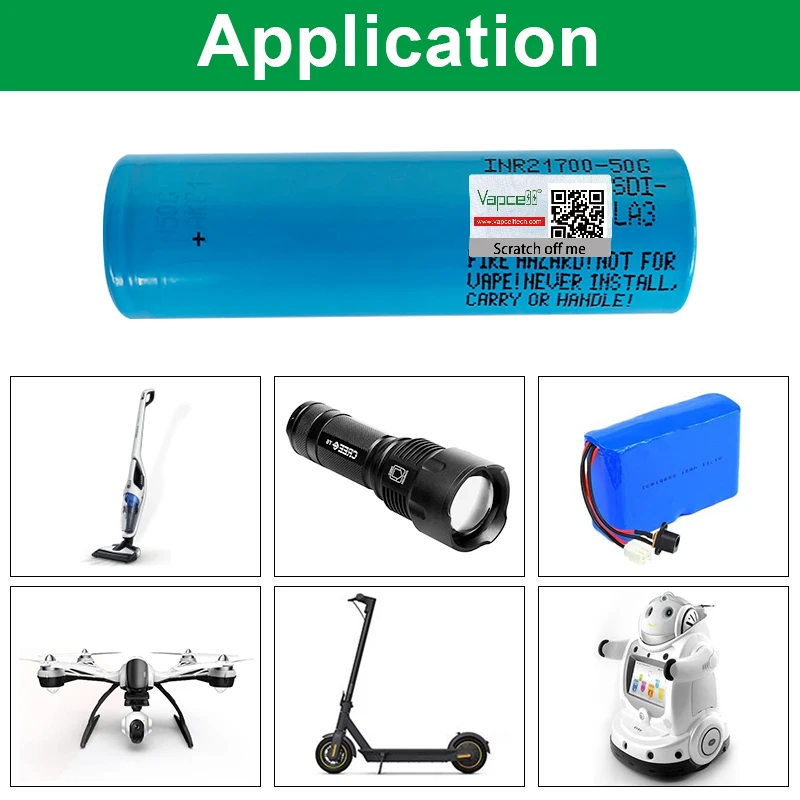 Drone Battery Samsung 50GB 5ah 21700 - High Capacity