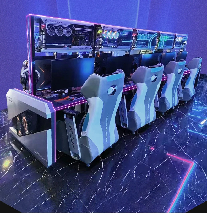 Custom Black Computer PC Case with RGB LED Lights