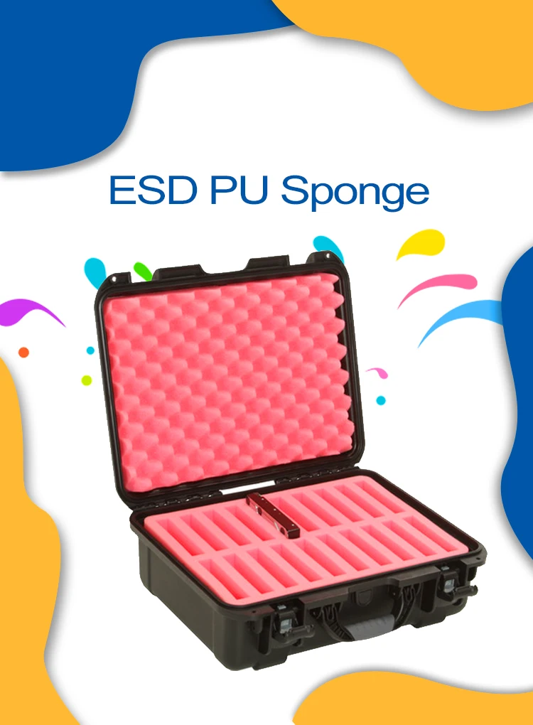 Eco-friendly Pink Anti-static Polyurethane Esd Acoustic Foam - Buy ...