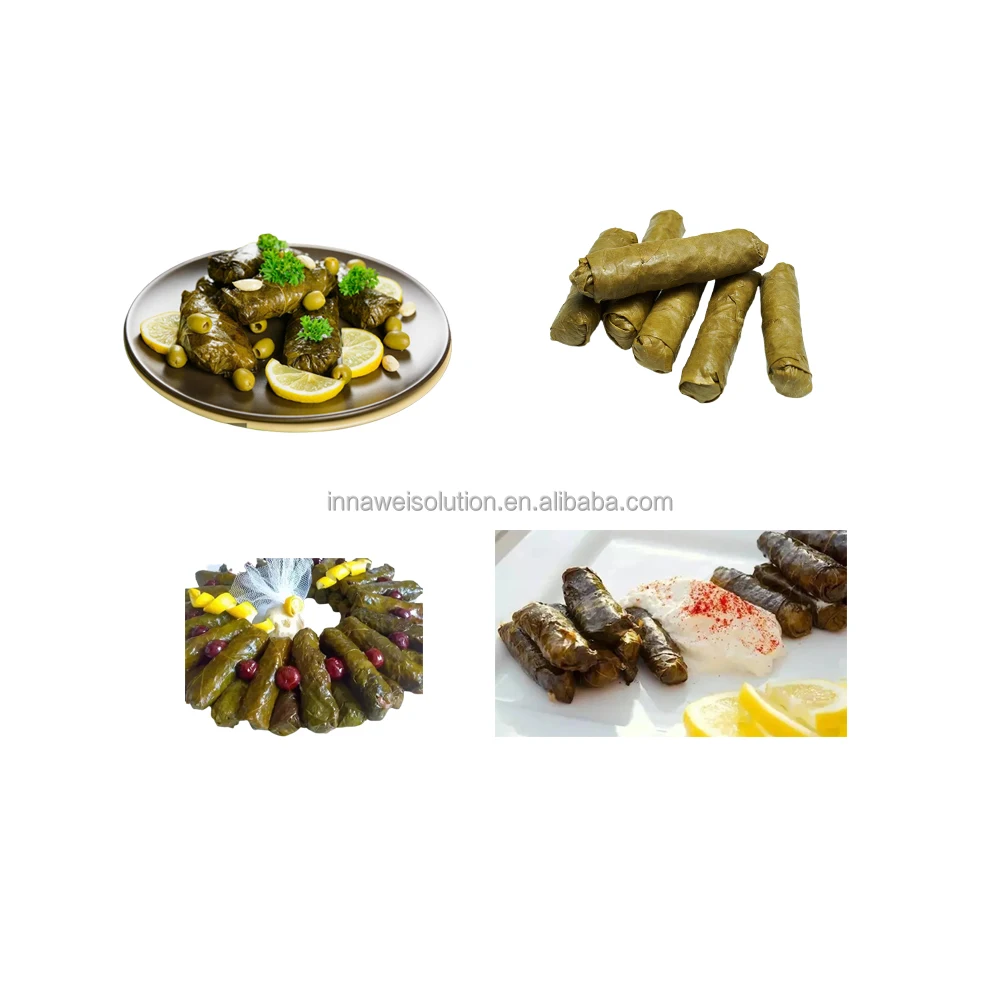 Lebanese Grape Leaves Making Machinesupermarket Snacks Dolmas Machine ...