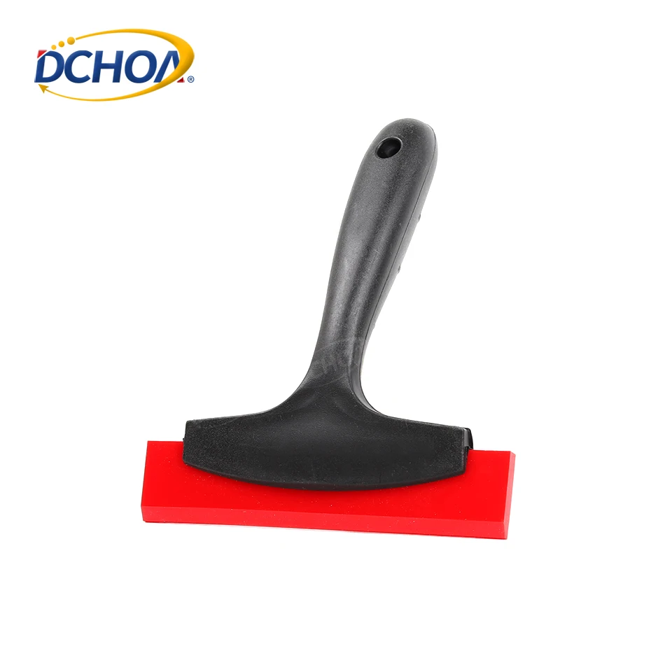 DCHOA Red Rubber Handle Squeegee Glue Remover Squeegee Auto Film ...