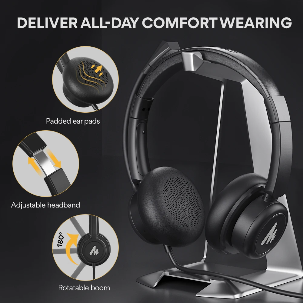 Buy Wholesale China Wire Headphones Earphones Office Computer Usb Wired ...